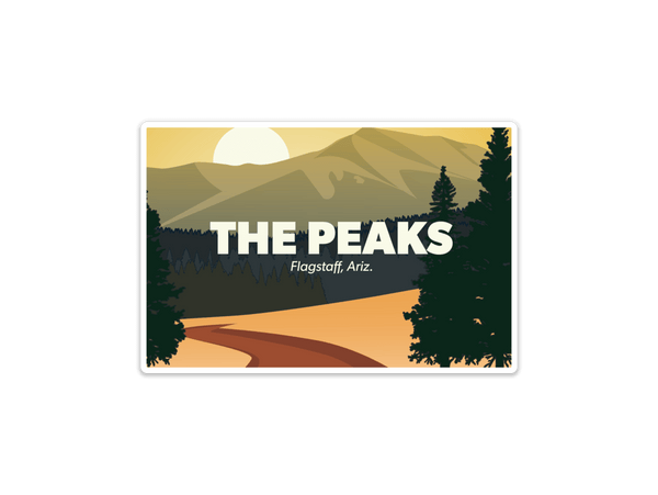 The Peaks Sticker - Canyon Coolers